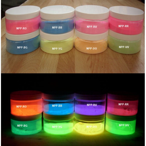 Colored Phosphorescent Pigments